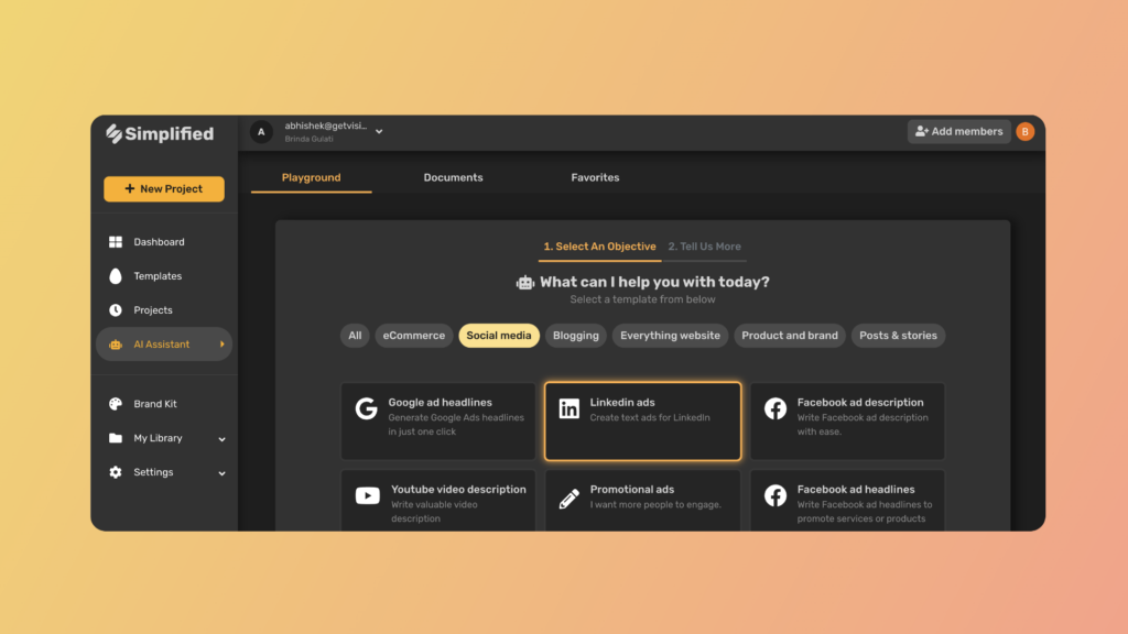 How to run successful LinkedIn ads with AI - Simplified Academy