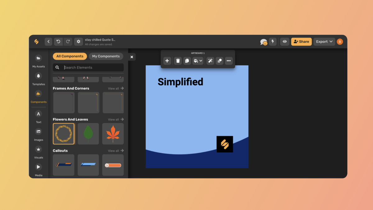 How to create your first graphic design - Simplified Academy