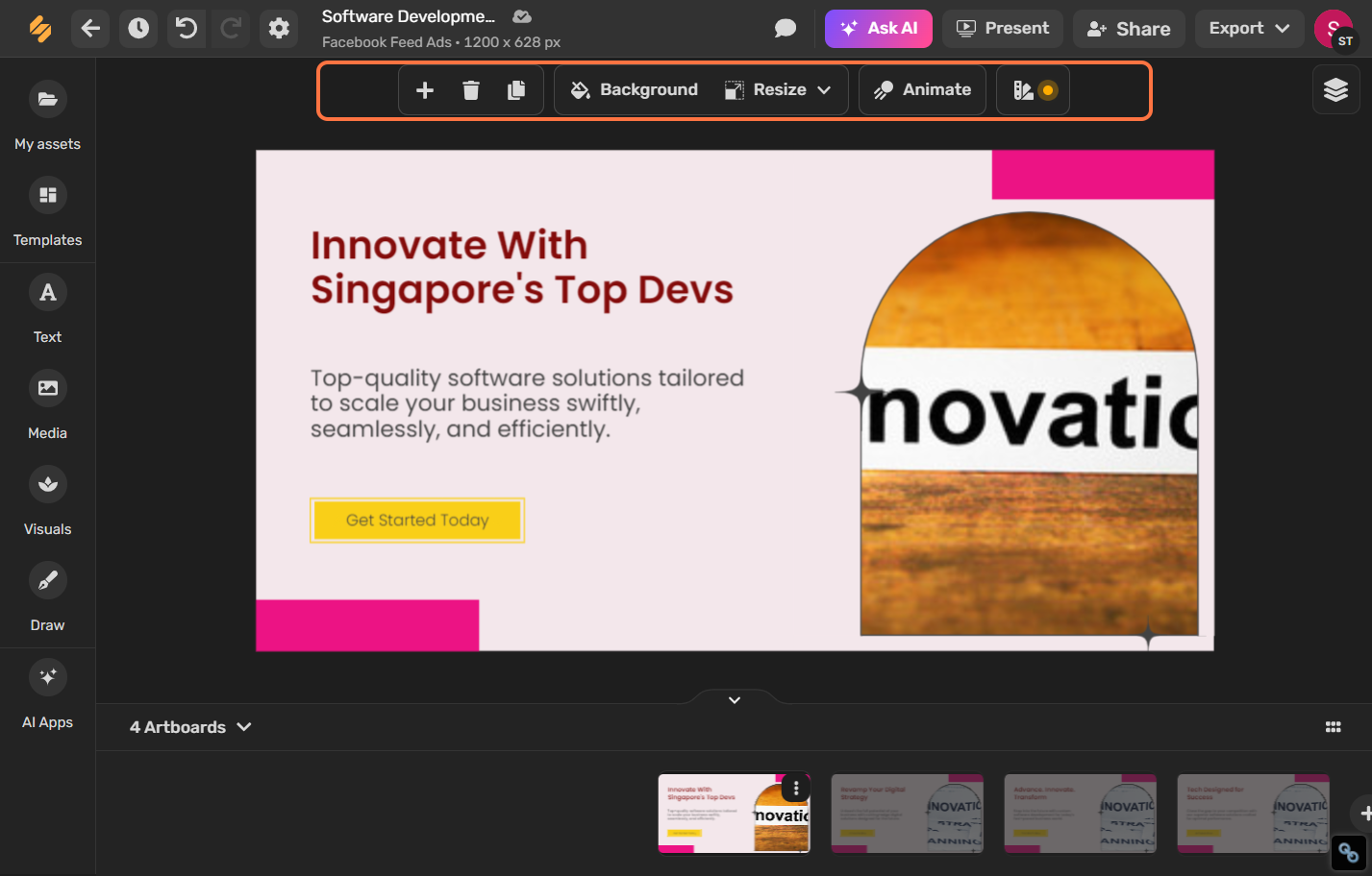 How To Create Ads with Simplified
